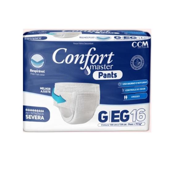 Fralda Descartavel Geriatrica Adulto Confort Master Pants Incontinência ...