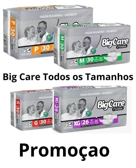 Fralda Descartavel Geriatrica Big Care Todos os Tamanhos - Fralda ...
