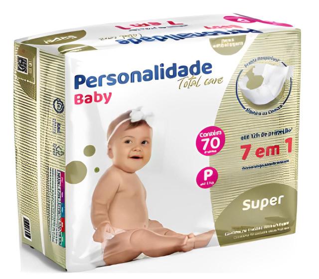 Fralda Descartável Infantil Personalidade Baby Total Care P - Fralda ...