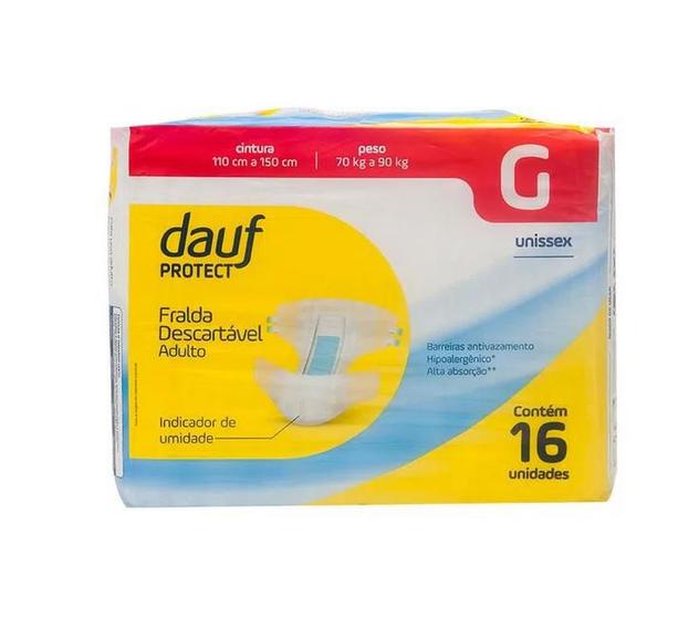 Fralda Geriátrica Dauf Protect G Com 16 Unidades - Fralda Geriátrica - Magazine Luiza