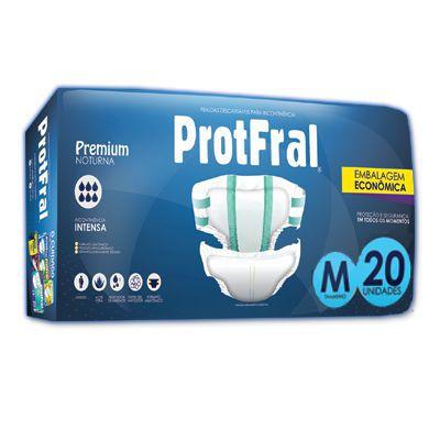 Fralda Geriátrica Noturna ProtFral - Tamanho M- 20 unidades - Fralda ...