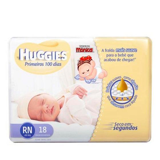 Fralda Huggies Turma Da Mônica Soft Touch RN 18 Unidades - Fralda ...