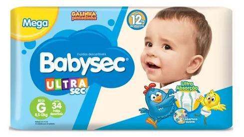 Fralda Infantil Babysec Ultrasec Mega - Fralda Descartável - Magazine Luiza