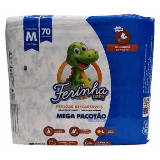 Fralda Infantil Descartável Ferinha Baby Mega Pacotao.(Preço de Atacado ...