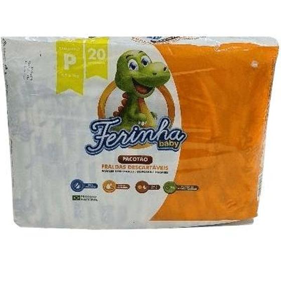 Fralda Infantil Descartável Ferinha Baby Pacote Econômico - Fralda ...