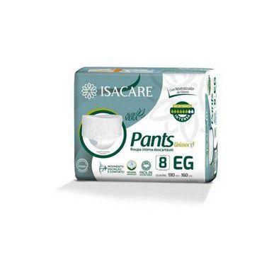 Fralda Isacare Pants Intensa Adulto Tamanho EG - 8 unidades - Fralda ...