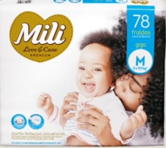 Fralda Mili Love&Care Giga M 78fraldas - Fralda Descartável - Magazine Luiza