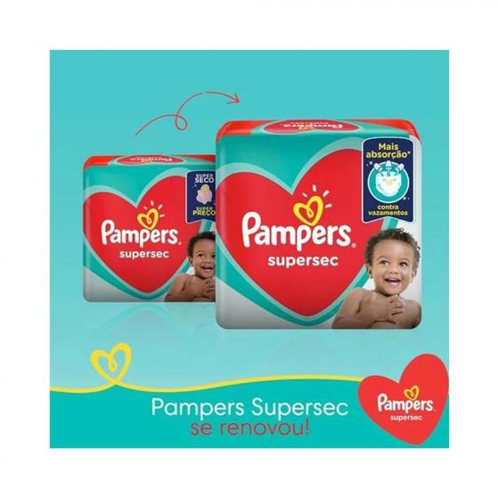 Fralda Pampers Supersec Mega P 42 Unidades Protecao - Fralda ...
