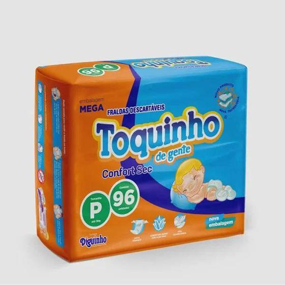 Fralda toquinho confort mega p-96 - DIGUINHO - Fralda Descartável ...