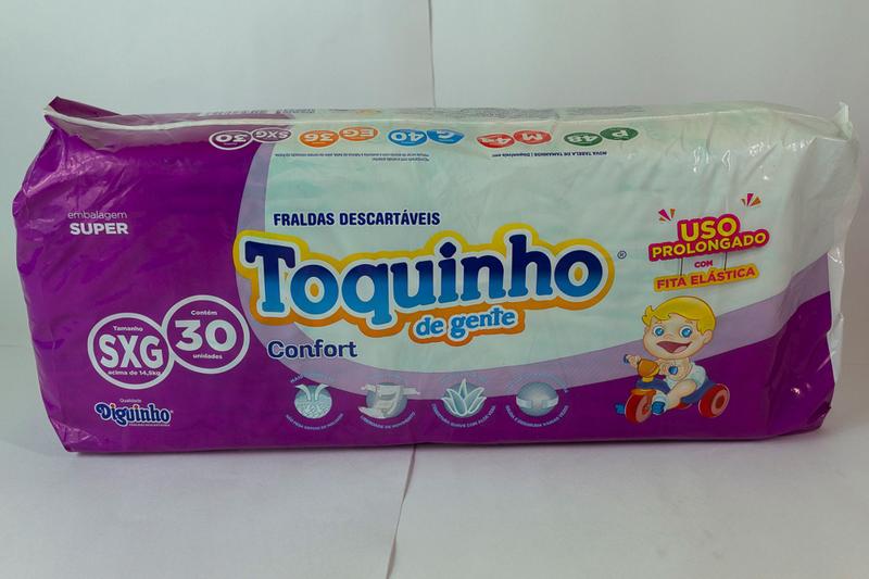 Fralda Toquinho de Gente Confort Super Tamanhos M/G/EG/SXG - Fralda ...