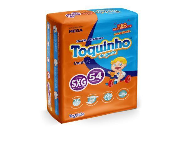 Fralda Toquinho de Gente Sxg com 54 unidades - Fralda Descartável ...