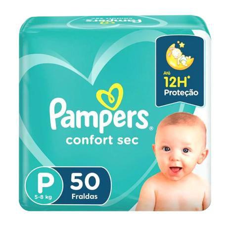 Fraldas Infantis Pampers Confort Sec MEGA Descartável - Fralda ...