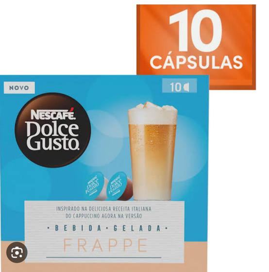Frappe Cápsulas Dolce Gusto - Caixa 10 Unidades - Cápsulas de Bebidas ...
