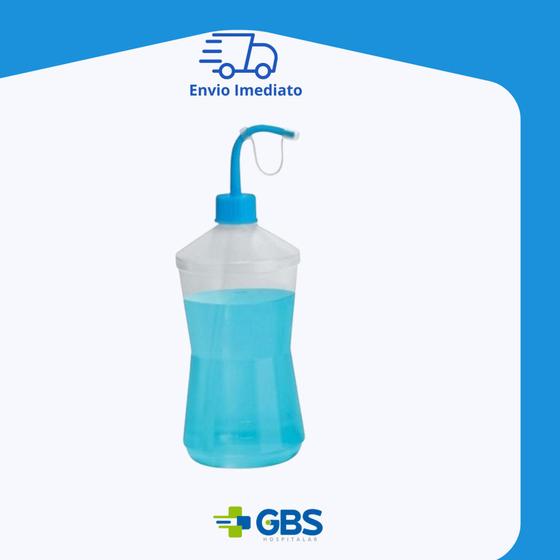 Frasco Almotolia Pisseta 500ml Bico Curvo Transparente - J Prolab ...