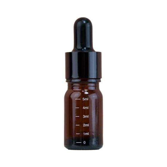 Frascos Conta-gotas De Vidro Âmbar 5ml-100ml Escala Reagente Gota Para ...