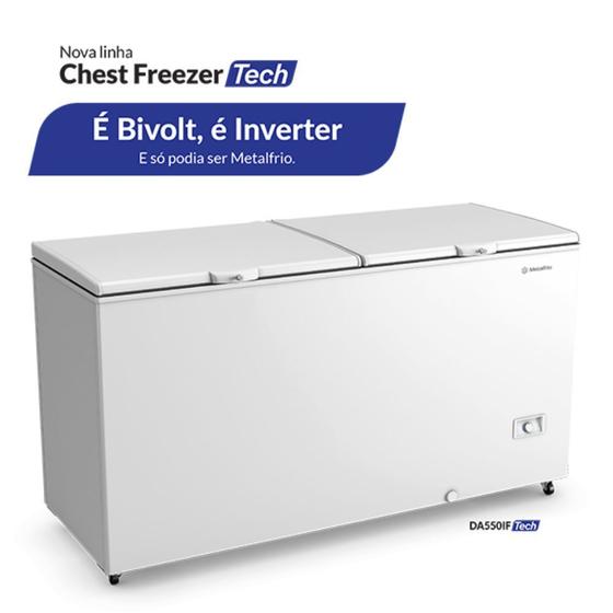 Freezer Metalfrio Inverter 543L DA550IFT00 Horizontal - Freezer ...