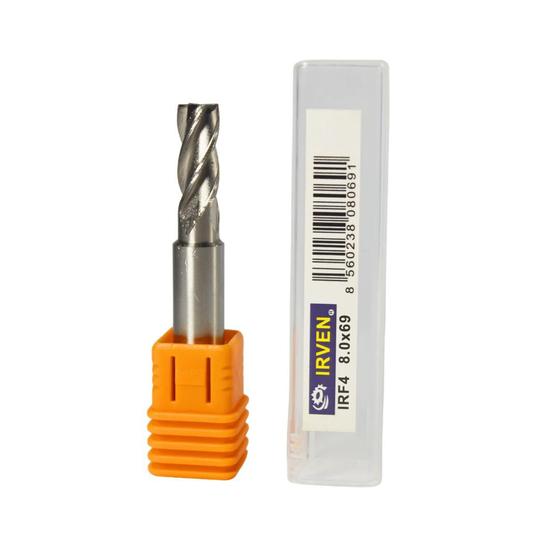 Fresa de Topo 8mm Haste Cilíndrica 4 Cortes - Irven - Fresa - Magazine ...