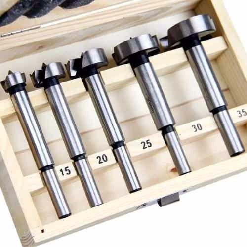 Fresas Brocas Forstner Para Madeira - 5 Peças Marcenaria - sparta ...