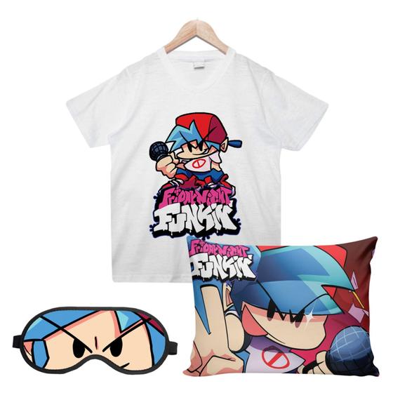 Friday Night Funkin Boy Camisa, Almofada E Máscara De Dormir ...