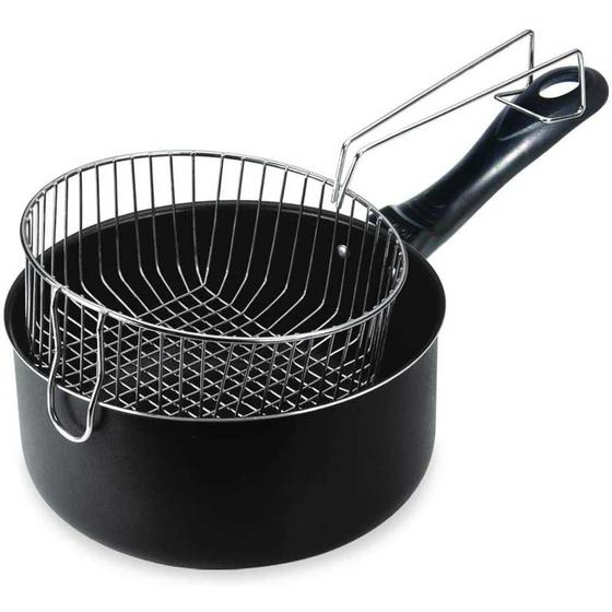 Frigideira Alta E Cesto De Fritura Telado 20Cm Antiaderente - Fortaleza ...