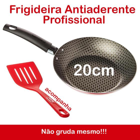 Frigideira Antiaderente Frita Sem Óleo Teflon Cozinha Profissional 22 ...