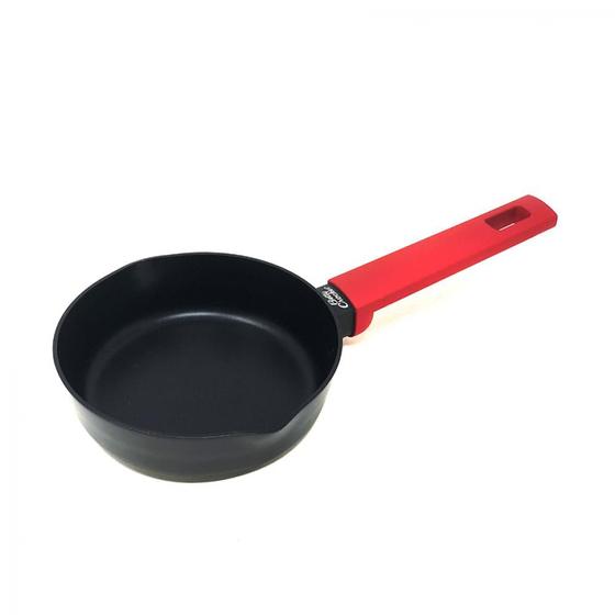 Frigideira Funda Antiaderente Preto 16cm em Alumínio Alta Resistência ...