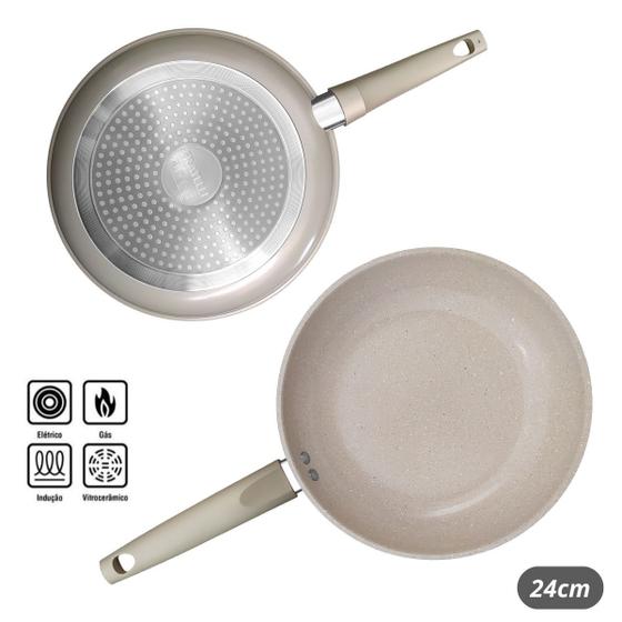 Frigideira Panquequeira 24cm Cerâmica Antiaderente Indução - Fratelli ...