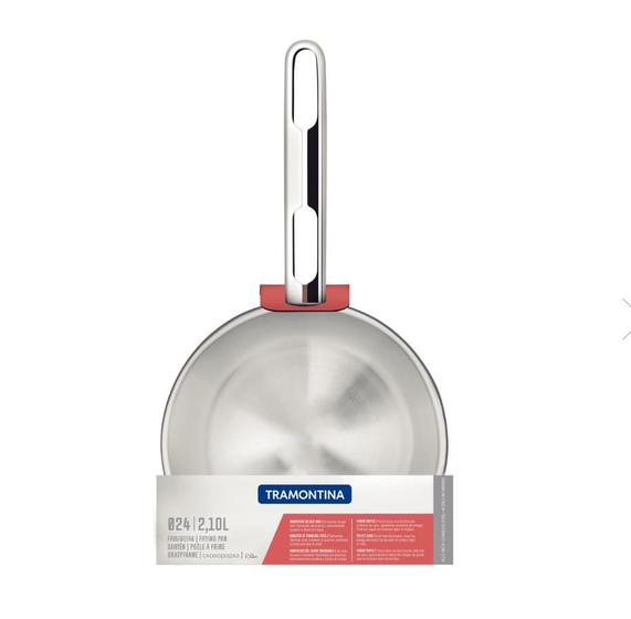 Frigideira Tramontina Aço Inox Fundo Triplo 24cm - Frigideira ...