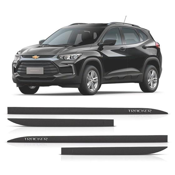 Friso Lateral Chevrolet Tracker 2020 21 Em Diante Com Nome Alto Relevo ...