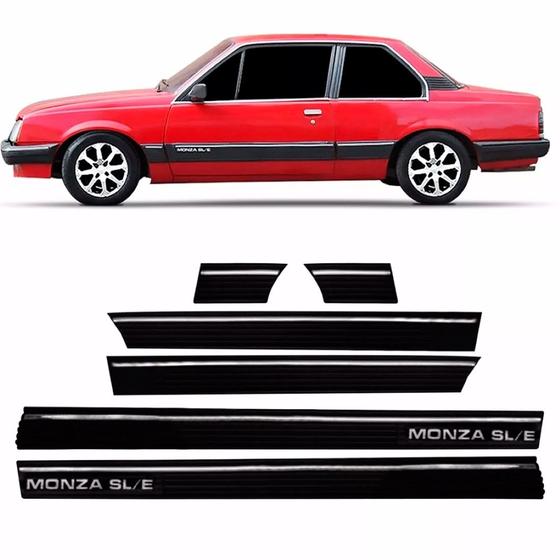 Friso Lateral Monza SLE 1983 1984 1985 1986 1987 2 Portas 6 Peças ...