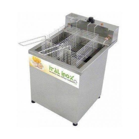 Fritadeira Àgua e Óleo Ital Inox Elétrica de Mesa Classic FAOCI 18M ...