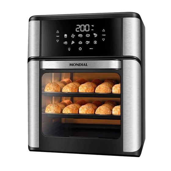 Fritadeira Air Fryer + Forno Mondial 2000W AFO-12L-BI 220V - Fritadeira ...
