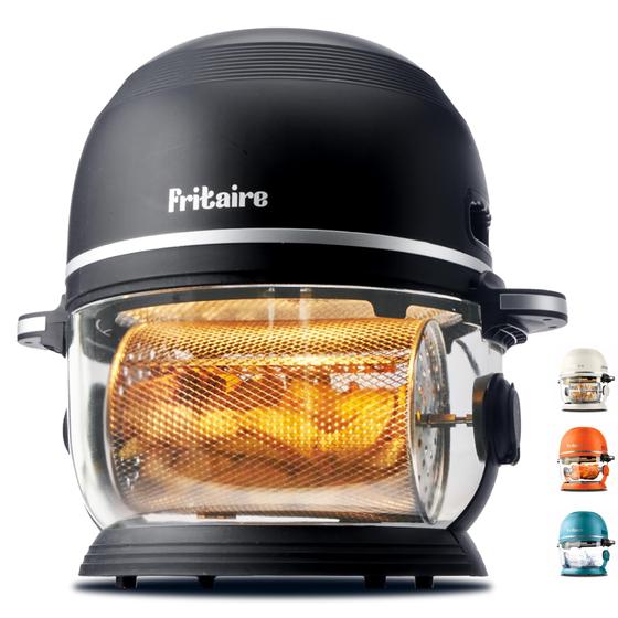Fritadeira Air Fryer Fritaire Glass 5L 400F 6 em 1 Funções de limpeza ...