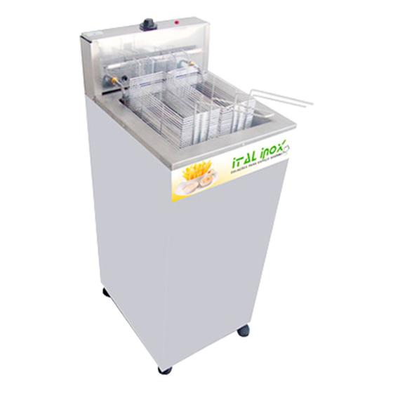Fritadeira elétrica industrial Água e Óleo 18 litros gabinete - ITAL ...