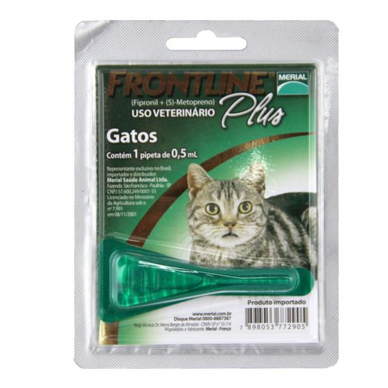 Frontline Plus Gatos Antipulgas Boehringer - Merial Boehringer ...