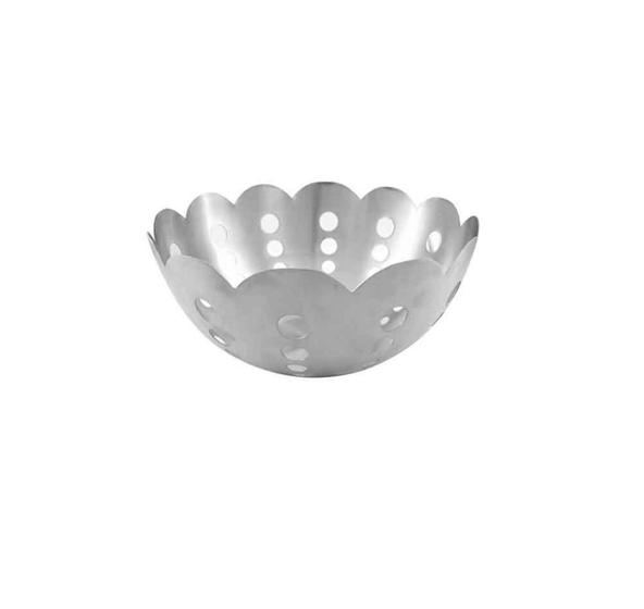 Fruteira De Mesa Inox Redonda 24Cm De Ø - Casita - Fruteira de Mesa ...
