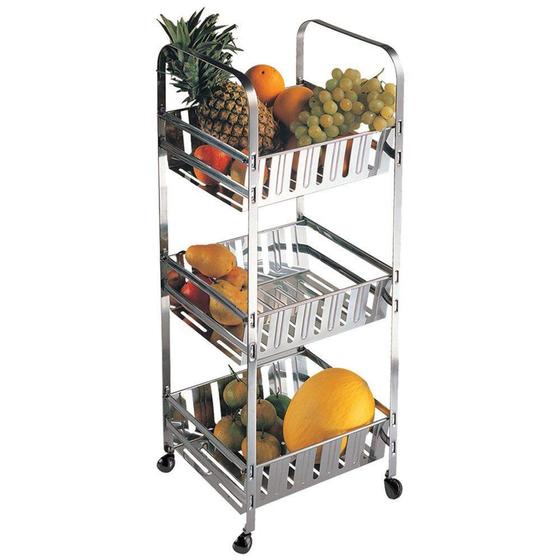 Fruteira Em AÇO Inox Makinox - Mak-Inox - Fruteiras - Magazine Luiza