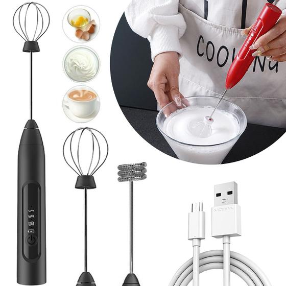 Fue Fouet Mini MIxer Misturador de Bebidas Elétrico Recarregável Usb ...