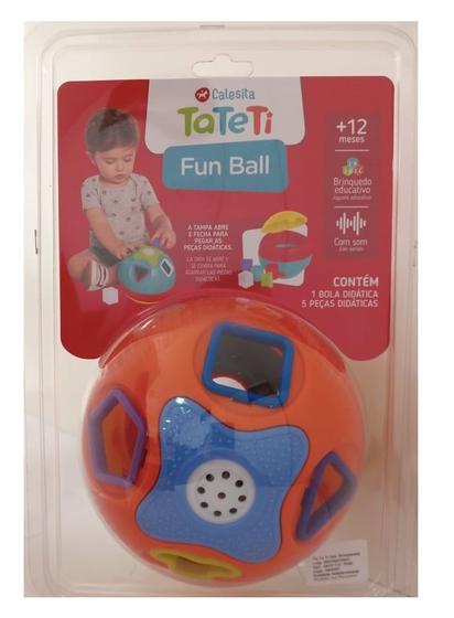 Fun Ball Brinquedo Educativo Com Som - Laranjado TA TE TI INDUSTRIA E ...