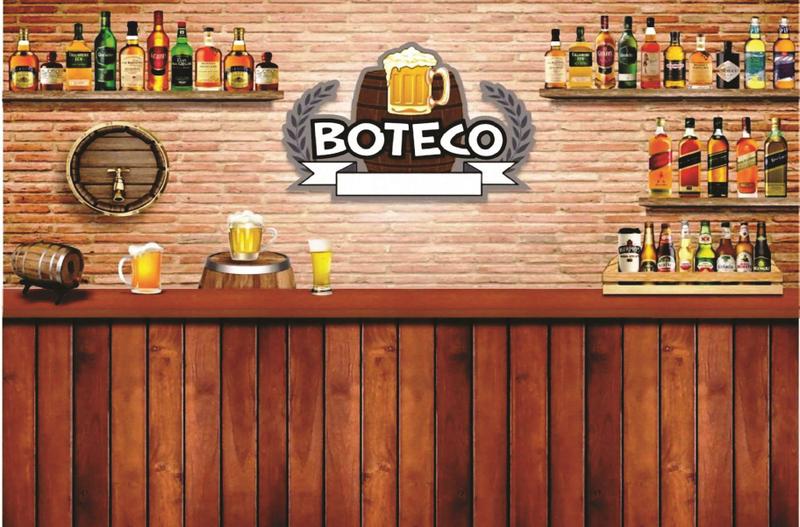 Fundo Fotográfico Em Tecido Boteco 2,60X1,50 - Mix estilos - Fundo ...