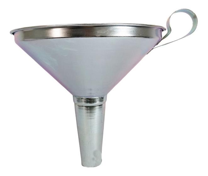 Funil Metálico Reto Para Trator Com Tela Reforçado - LUBEFER - Funil ...