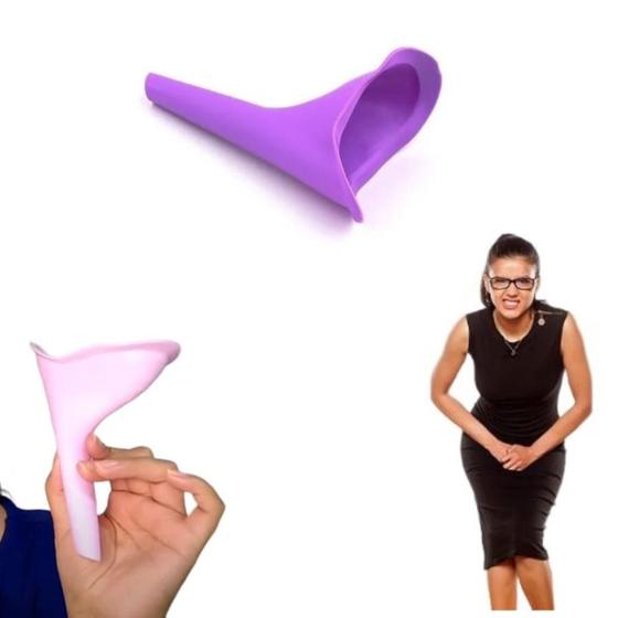 Funil Para Mulher Fazer Xixi em Pé - Online - Condutor Urinário - Magazine Luiza