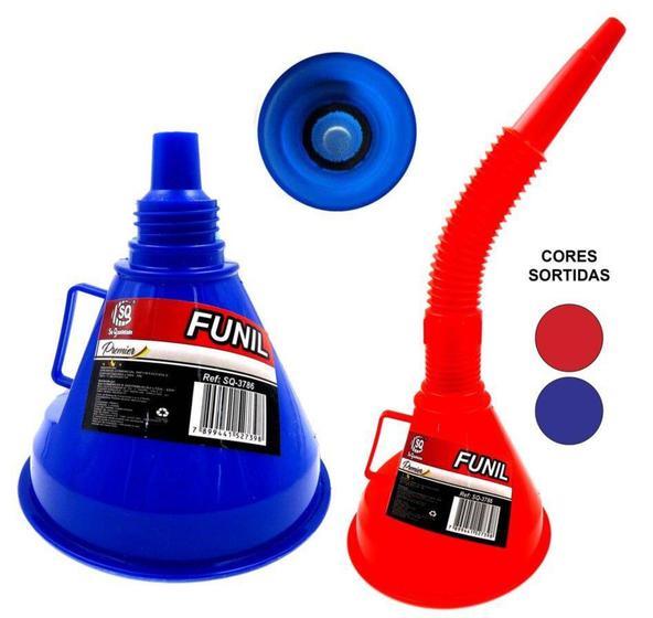 Funil Plástico 33 cm. SQ-3786 - Funil - Magazine Luiza