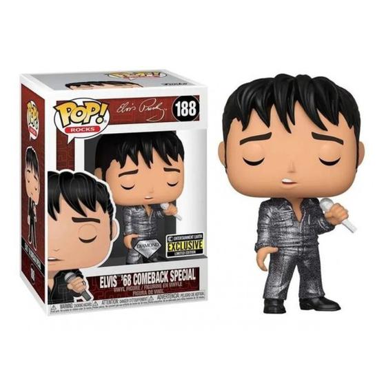 Funko POP 188 Elvis '68 Comeback Special (Elvis Presley) - Funko ...