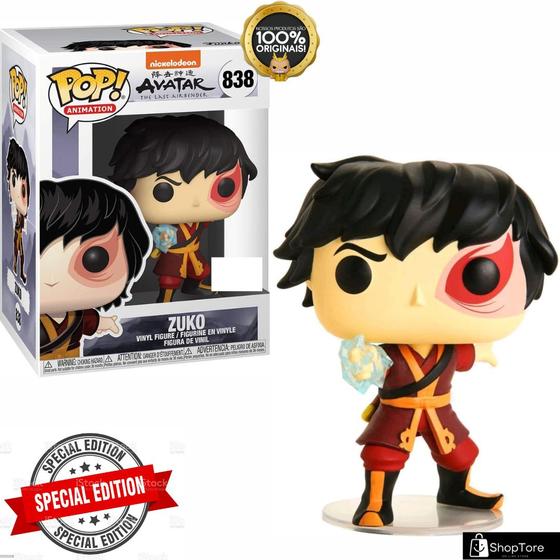 Funko Pop Avatar The Last Airbender Zuko with Lightning Glow - Funko ...