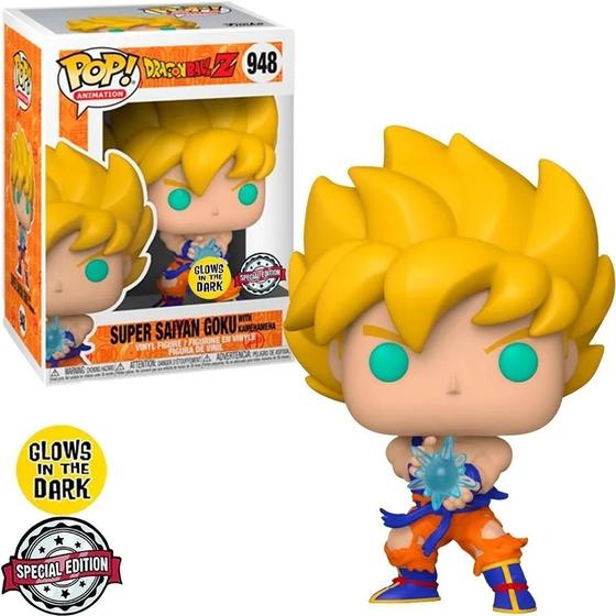 Funko Pop! Dragon Ball Z Super Saiyan Goku 948 + Nf - Funko - Magazine ...