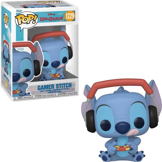 Funko Pop Gamer Stitch 1229 Pop! Disney Lilo e Stitch - Funko ...
