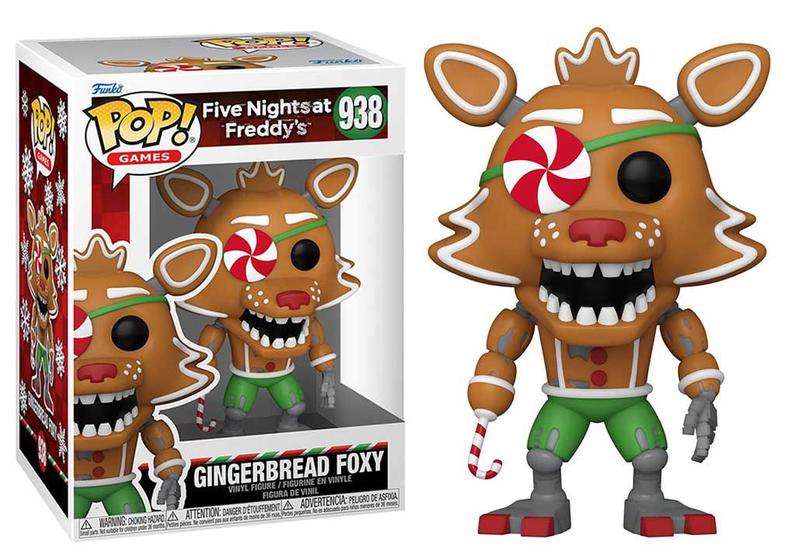 Funko Pop Games Five Nights at Freddy Gingerbread Foxy 938 - Funko ...