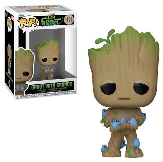 Funko Pop Marvel I Am Groot - Groot With Grunds 1194 - Funko - Magazine ...