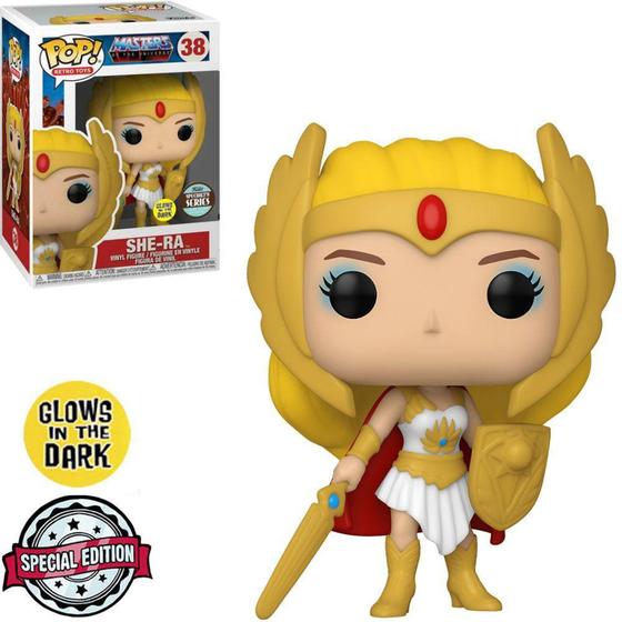 Funko Pop Masters Of The Universe Exclusive - She-ra 38 Glows In The ...